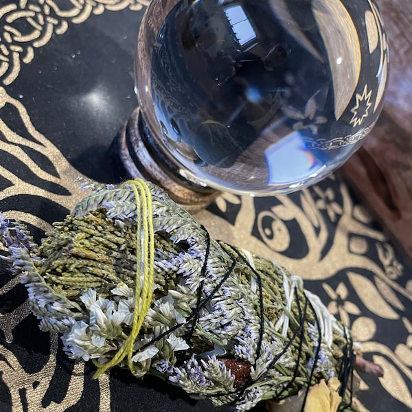 BLACK OBSIDIAN SPHERE Large Gazing Crystal, Magic Scrying Orb ...