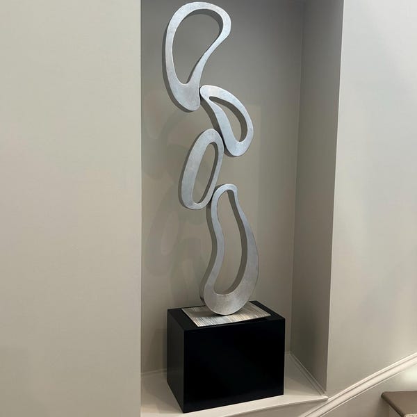 Metal Mask of Rods Sculpture Face Abstract Art Indoor Outdoor Abstract ...