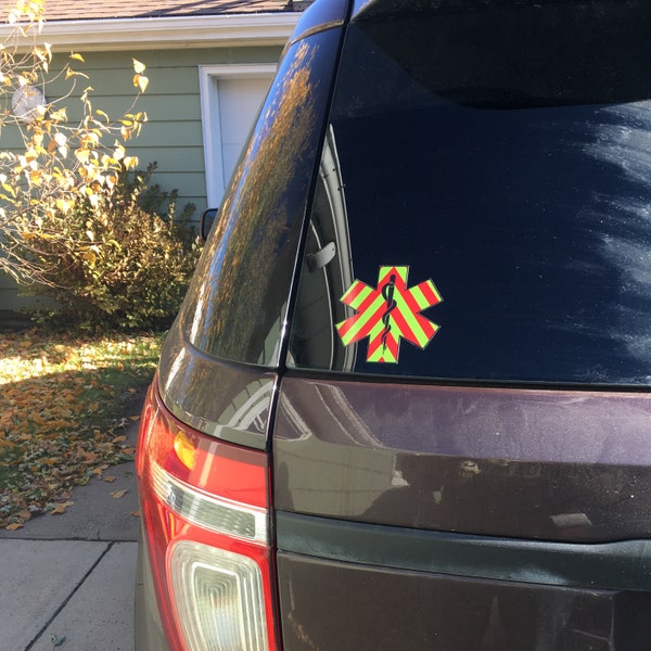 PINK Fire Department Firefighter EMT EMS Paramedic Decal Breast Cancer ...