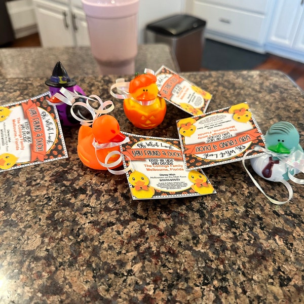 Halloween Duck Tags, Halloween Cruising Ducks, Rubber Duck Tag ...