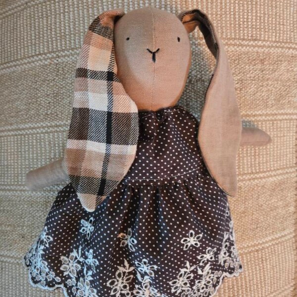 Animal Toy Pattern - Small Bunny Sewing Pattern - Stuffed Toy PDF ...