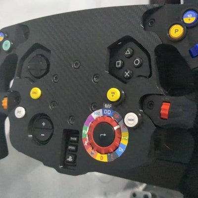 Logitech G29 G923 Mercedes F1 Steering Wheel Mod Addon With LED RPM ...