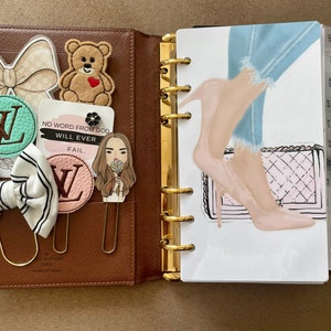 PLANNER MAGNETIC CHARM Gold & Silver Enamel Pin Metal - Etsy