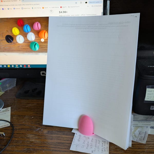 Seitenhalter für Dokumente und Blätter | Einfacher Reader Stand für ...