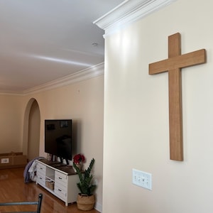 4' Backlit Wood Cross Easter Christian Wood Cross LED Backlighted ...