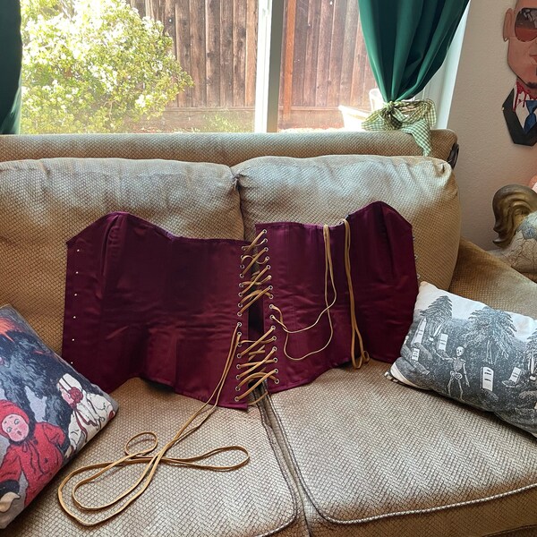 Corset Lace, Lacing Cord, Flat 8 Meters Length, White, Red, Black, Plum ...