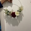 Flower Girl Hoop, Floral Ring. Flower Hoop. Flower Wreath. Bridesmaid ...