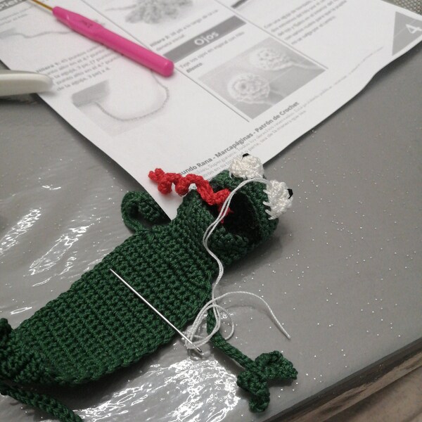 Frog Bookmark Crochet Pattern Amigurumi PDF Pattern - Etsy