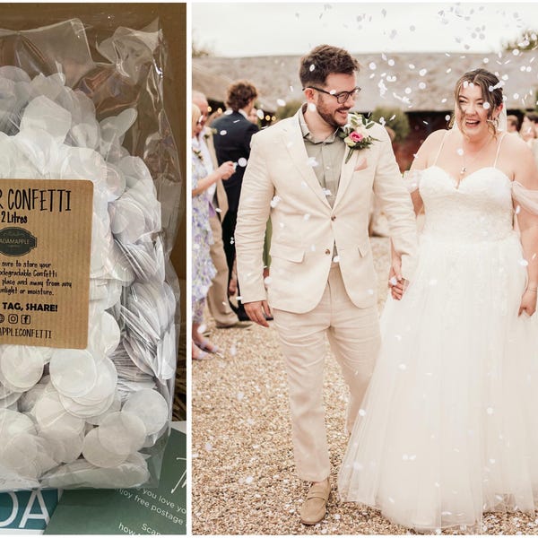 Snow Confetti Snowfetti® Biodegradable 100% Natural Water Soluble ...