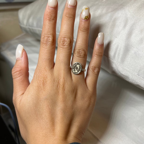 Solid Gold Diamond College Class Rings, Women's Class Ring, Gold ...