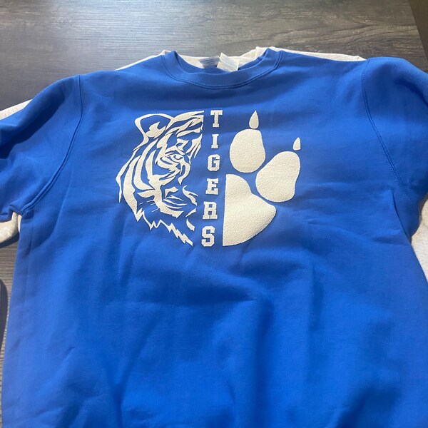 Tigers Digital Download | Tiger Print | Editable Tigers Mascot SVG for ...