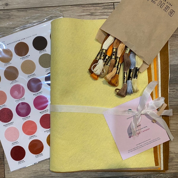 Felt Swatch Chart // Benzie // Color Samples, Felt Fabric Swatches ...