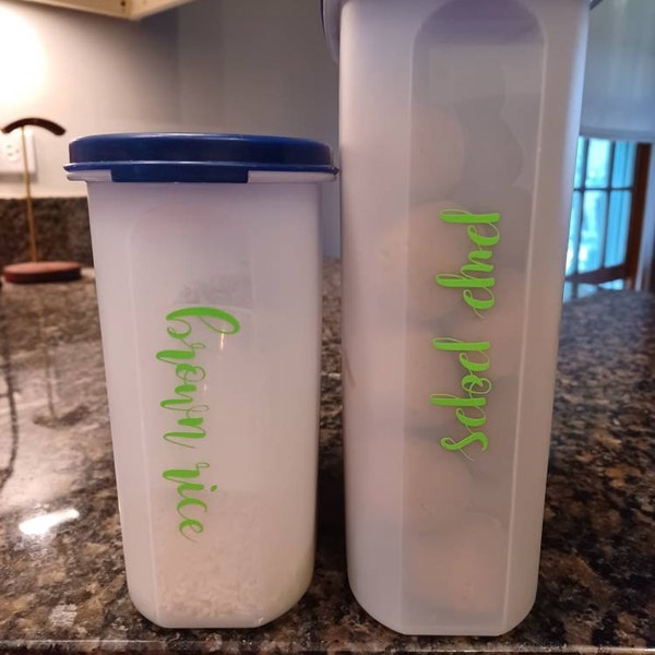 Canister Labels, Pantry Labels, Kitchen Labels, Custom Labels ...