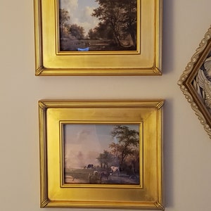 4.25 Gold Fancy Gold Ornate Picture Frame Photo Art | Etsy