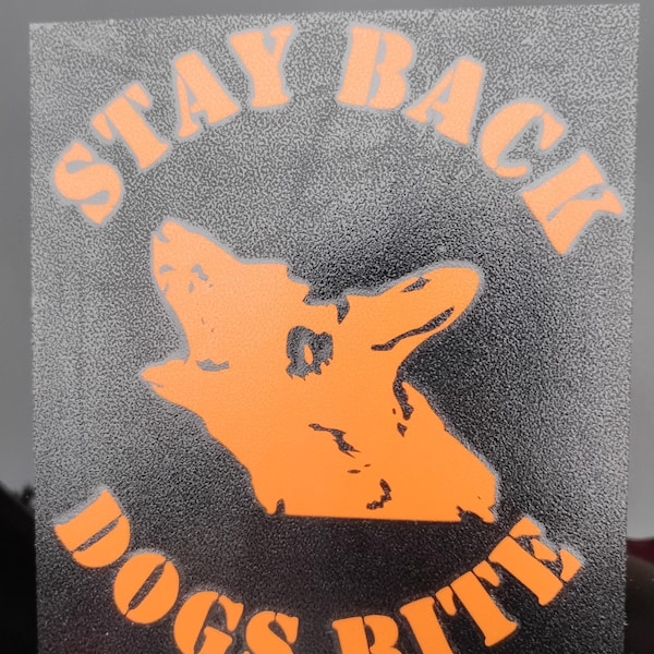 Car Decal "don't Pet Yes He Bites" Sticker K9 Handler, Service Dog - Etsy