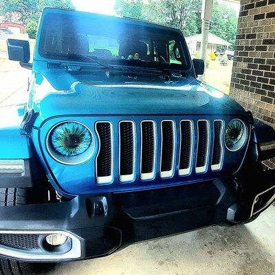 Round Eyes Series Headlight Decals - Etsy