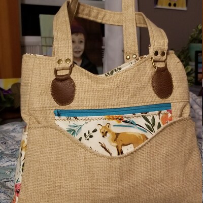 Emilina Handbag With Internal Zipper Pocket Divider PDF Pattern RLR ...