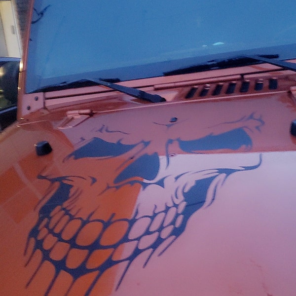 Skull Decal Stickers - Truck Decal - Car Decal - Boat Decal - Skull ...