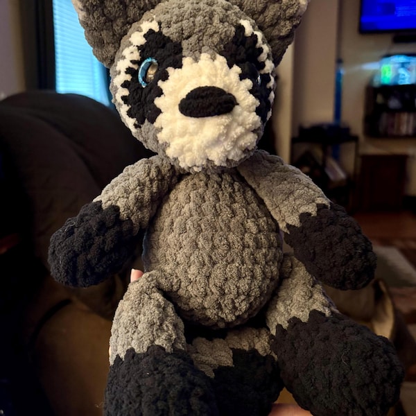 Riggs the Raccoon Crochet Pattern | Crochet Raccoon Pattern | Low Sew ...