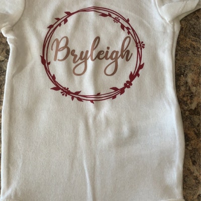Baby Girl Coming Home Outfit Name Bodysuit Personalized Going - Etsy