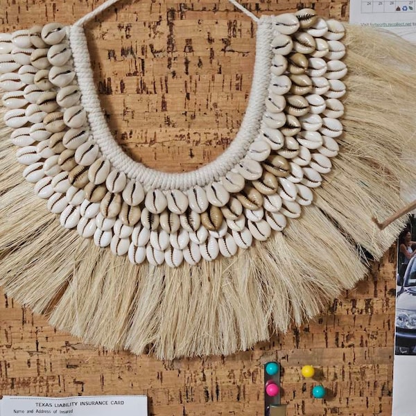 BIG Papua "kuping Gajah" Shells Necklace,home Decor,papua Necklace ...