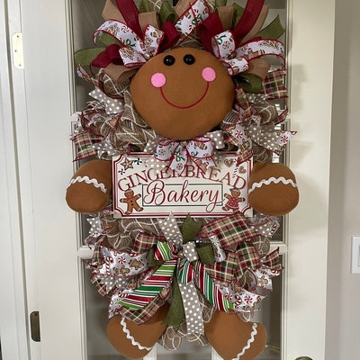 Gingerbread Wreath Kit Wreath Kit Wreath Attachment Wreath - Etsy