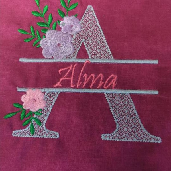 Applique Embroidery Font Cute Alphabet for Personalization Baby and Kid ...