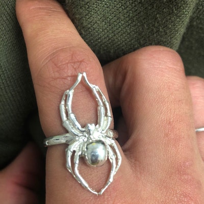 Spider Ring in Sterling Silver, All Sizes Are Available, Darkening ...