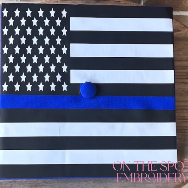 Thin Blue Line Police Flag Svg Png Dxf Eps Digital Download - Etsy