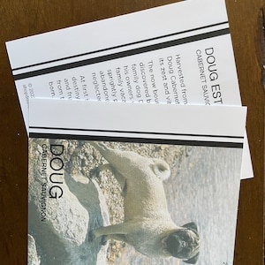 Personalized Dog or Cat Wine Label With Custom Story on the Back Gift ...