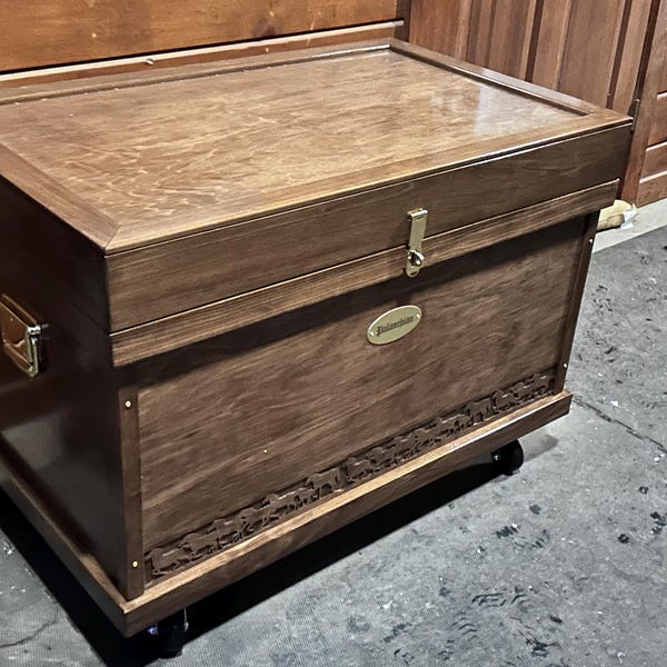 Traditional Wood Tack Trunk - Etsy