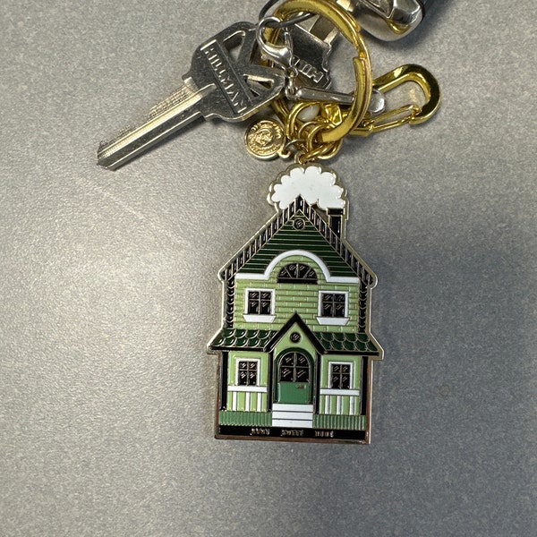 Enamel Keychain Home Sweet Home Key Ring Fun Keychain Bag Charm ...