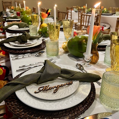 Personalized Birthday Name Tags, Custom Wood Names,custom Acrylic Names ...