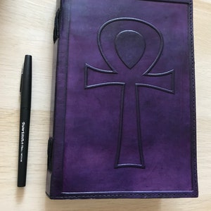 MOON FAIRY A5 Handmade Leather Journal Diary Pagan Wicca | Etsy