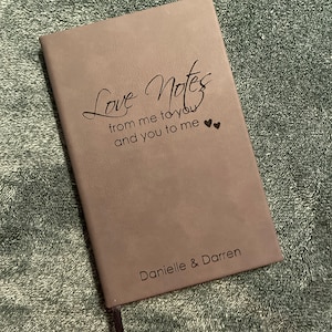 Love Notes Journal Valentines Day Gift for Her Couples Journal Love ...