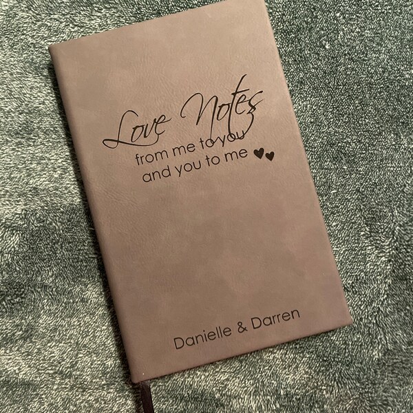 Love Notes Journal | Valentines Day Gift for Her | Couples Journal ...