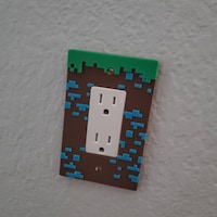 Mining Light Switch Cover Mining Switch Plates Video Game Kids Room ...