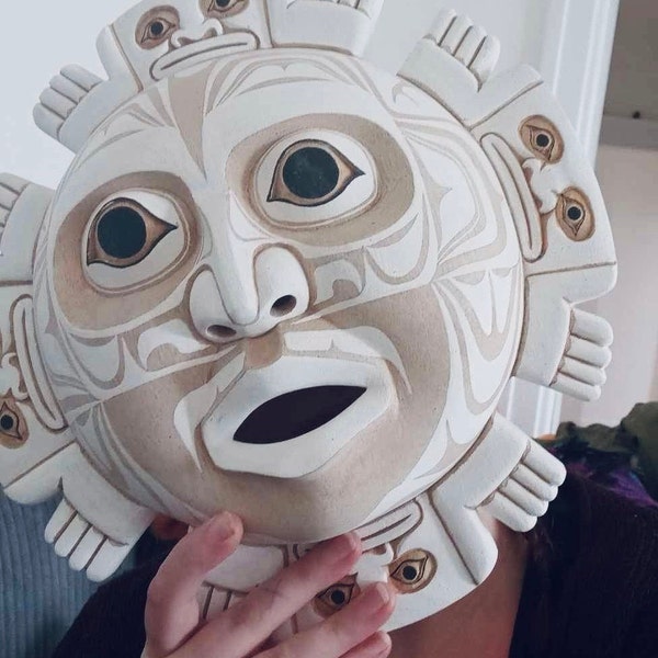 Killer Whale Mask | Orca Native American Shaman's Ceremonial | Hand ...