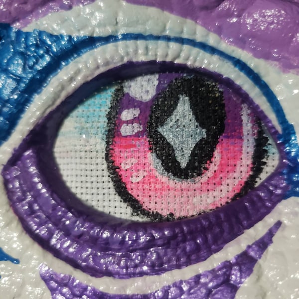 Stiff Buckram Fursuit Eye Mesh Material - White - 2 Pieces - Furry ...