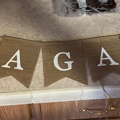 Farewell Burlap Banner Going Away Party Travel Party - Etsy