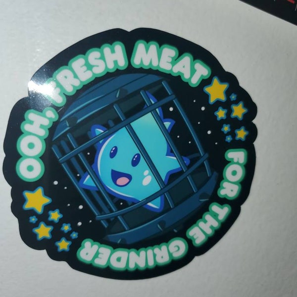 Lumalee Fresh Meat | Gamer Sticker | Super Mario | 3.5" | Waterproof ...