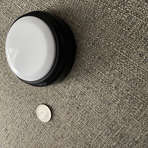 The Custom Easy Button "mirror Gold" - Record and Re-record (1) Message of Your Own 30 Seconds ...