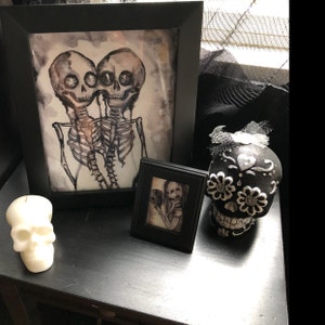 Conjoined Twins_conjoined Skeleton_halloween Decor_gothic Home Decor ...