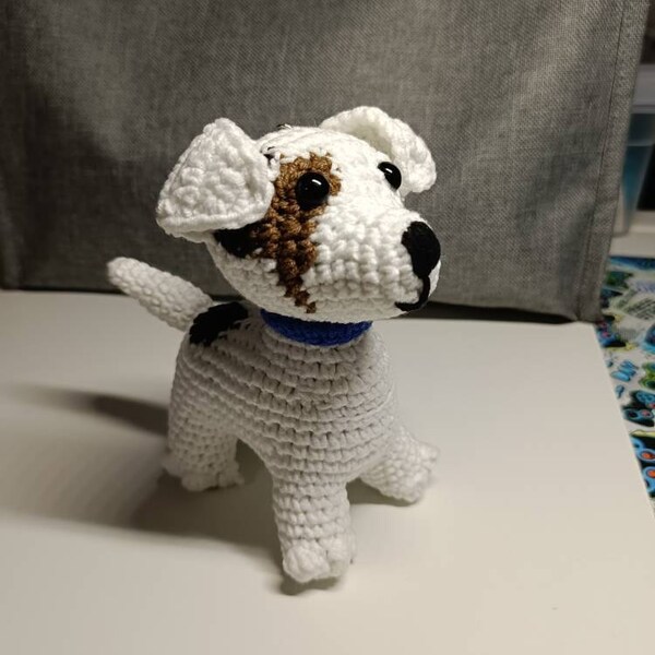 Jack Russell Crochet Pattern - Amigurumi Puppy - Etsy