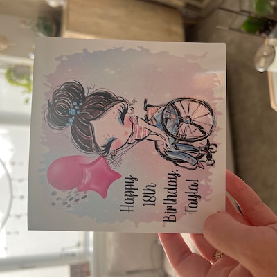 Train Card, Red Train, Personalised Card, Personalised, Blank Card ...