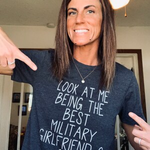 Military Girlfriend Gifts Military Girlfriend Shirt Military - Etsy