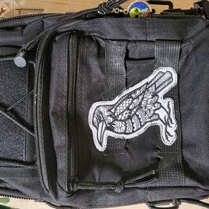 Fire Phoenix Patch Embroidered Iron on Fabric Dire Phoenix Patch by ...