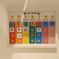 Childrens Weekly Planner, Visual Timetable for Kids, Daily Routine ...