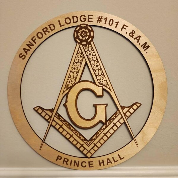 Masonic Past Master Plaque - Custom Wood Engraved - Etsy