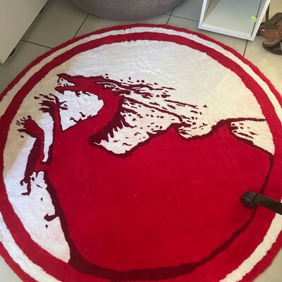 Cactus Rug Custom Rug Handmade Tufted Rug Hype Beast - Etsy